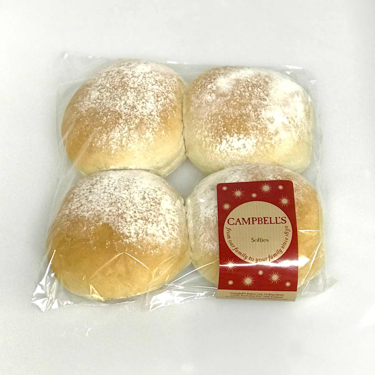 Softie Rolls 4 Pack – Campbell's Bakery